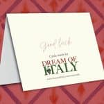 Dream of Italy Italian Note Cards (Greeting Cards) - Dream of Italy