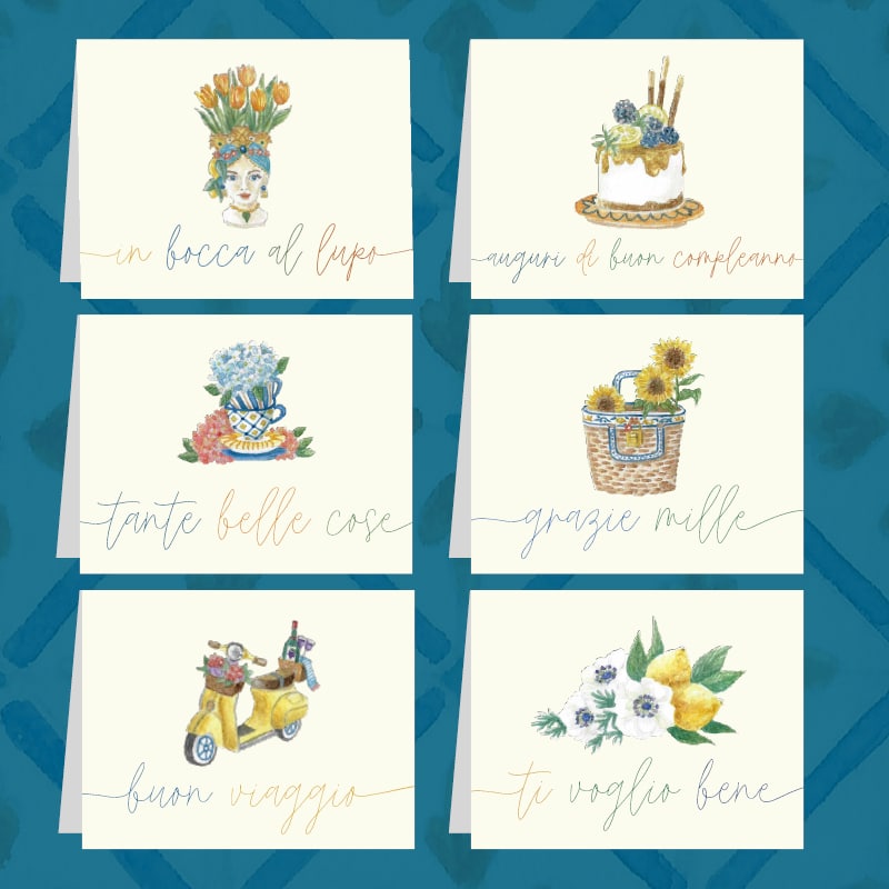 Dream of Italy Italian Note Cards (Greeting Cards) - Dream of Italy
